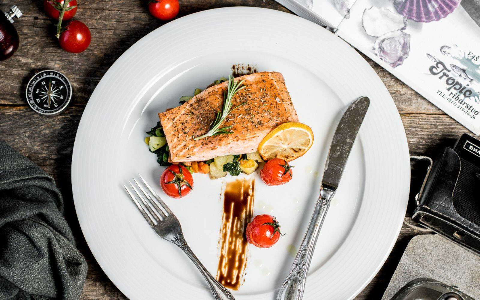 The food is good in Serbia